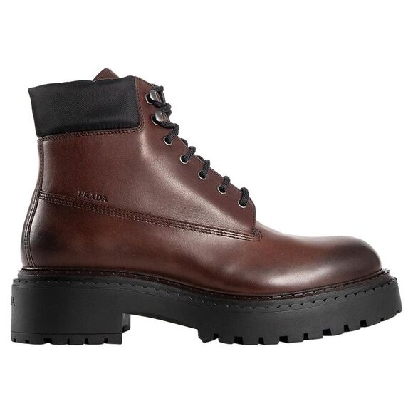 Prada | Shoes | Prada Men Brown Brown Boots | Poshmark